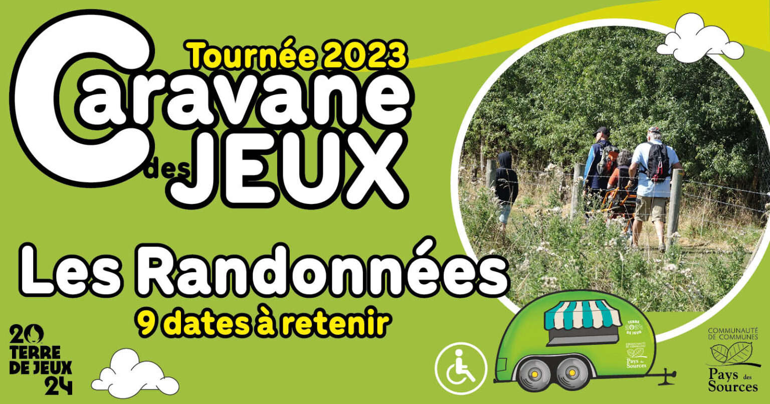 Randonnees de la caravane des jeux 2023